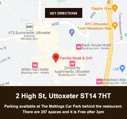 Find us | Parrilla steak house